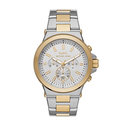 Michael Kors Men's Dylan Quartz Watch with Stainless Steel Strap ...