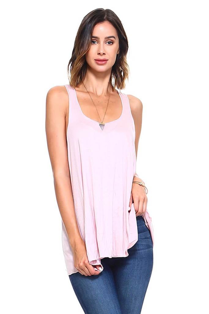 Simplicitie Simplicitie Womens Sleeveless Loose Fit Flowy Workout