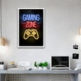 Hvxrjkn 2Pcs Gaming Poster, Canvas Decor for Kids, Gamer Zone, Wall Art ...