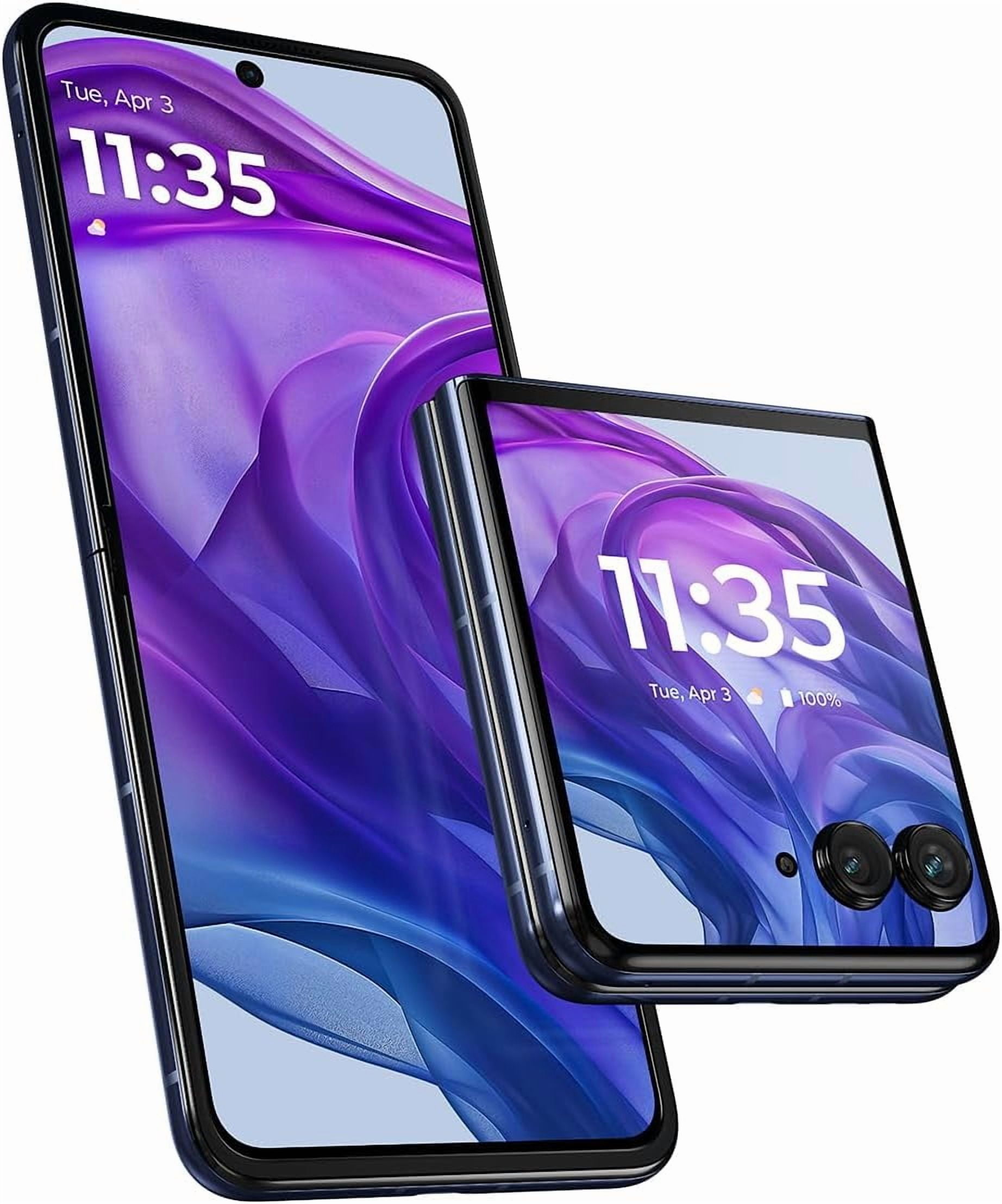 Motorola razr+ 5G 2024 256GB 12GB RAM Unlocked Smartphone | 6.9” pOLED ...