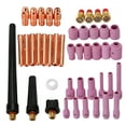 46Pcs Tig Gas Lens Collet Body Assorted Size Fit for Tig Welding Torch ...