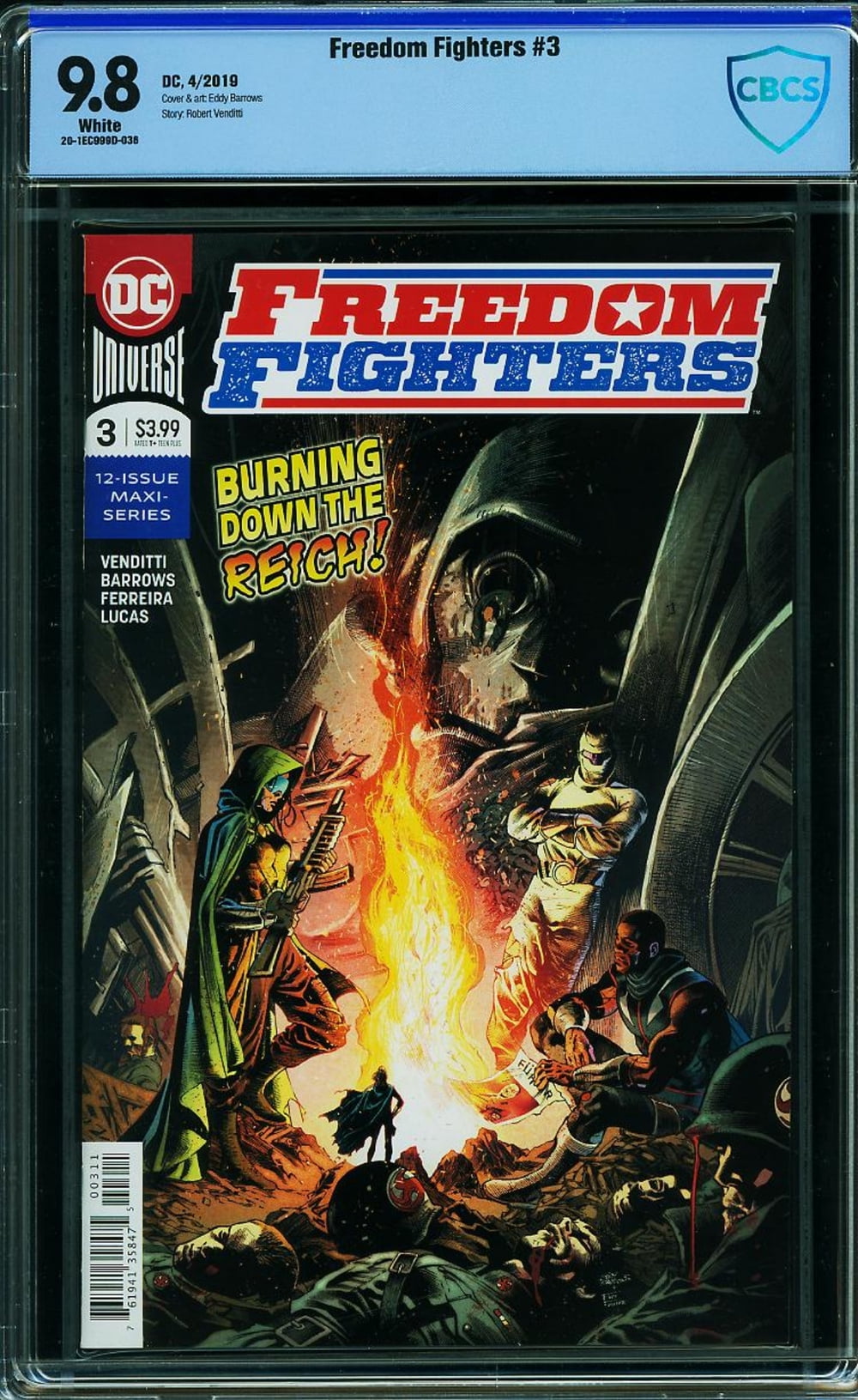 Freedom Fighters #3 - CBCS 9.8 Comic Book - Walmart.com