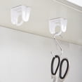 2Pcs Curtain Rod Hangers Holders Not Drilling Adhesive Wall Mount ...