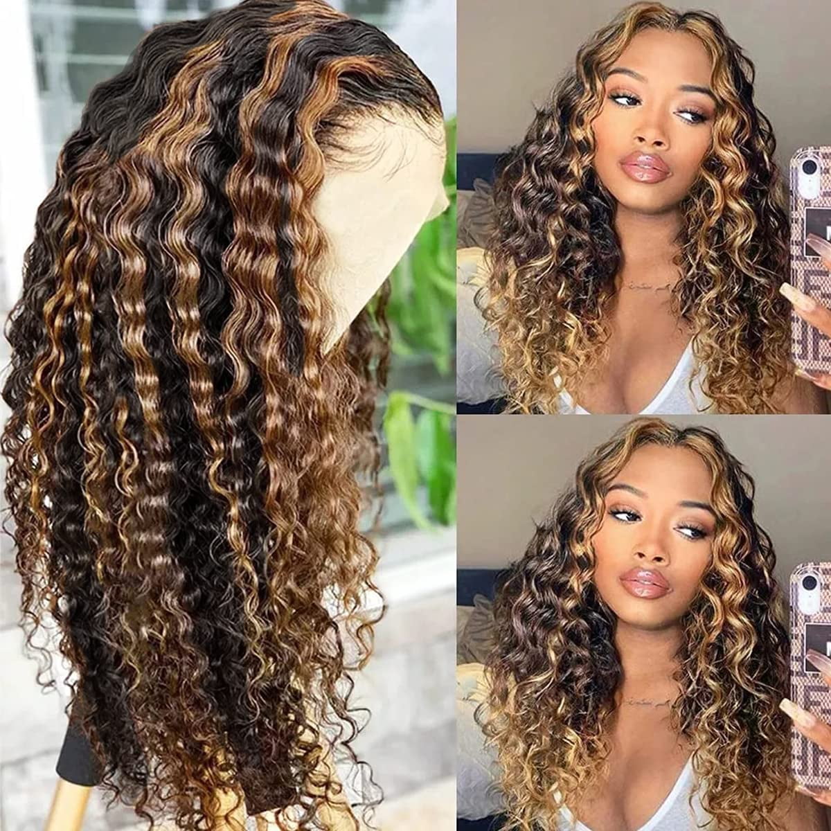 Light Brown Highlights On Dark Brown Curly Hair