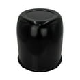 4 Black Push Through 4.25 Center Caps - Auto/Truck/Trailer Wheels and ...
