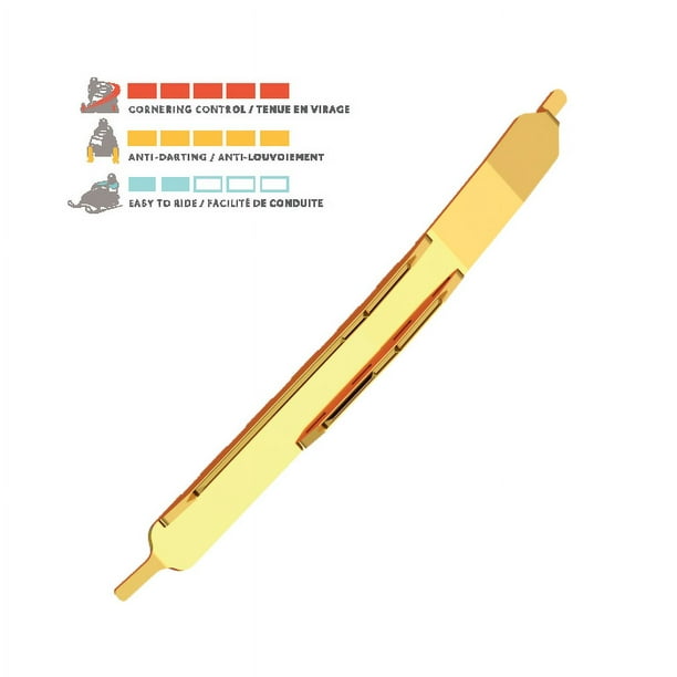 QUALIPIECES PARTIAL DUAL RUNNERS TREK 6" FOR BRP/SKI-DOO Pilot 6.9 ...