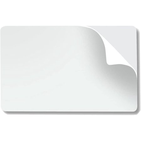 Premium CR80 10 Mil Mylar Adhesive Backed PVC Cards - 100 Pack ...