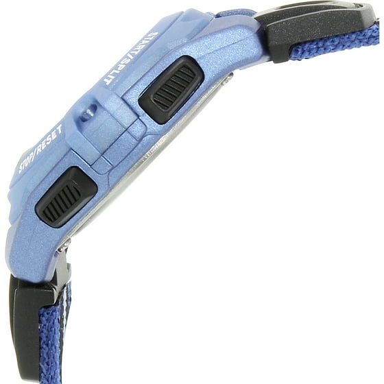 TIMEX - Unisex Expedition Digital CAT Mid-Size Watch, Blue Stripe Nylon ...