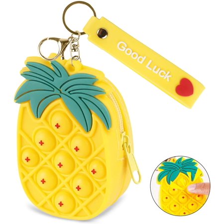 FFIY Cute Pop Pops it Wallet Coin Purse Bag for 5 6 7 8 9 10 11 12 Year ...