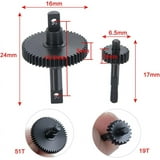Hardened Steel Transmission Gearbox Gear Set for 1/24 Axial SCX24 ...