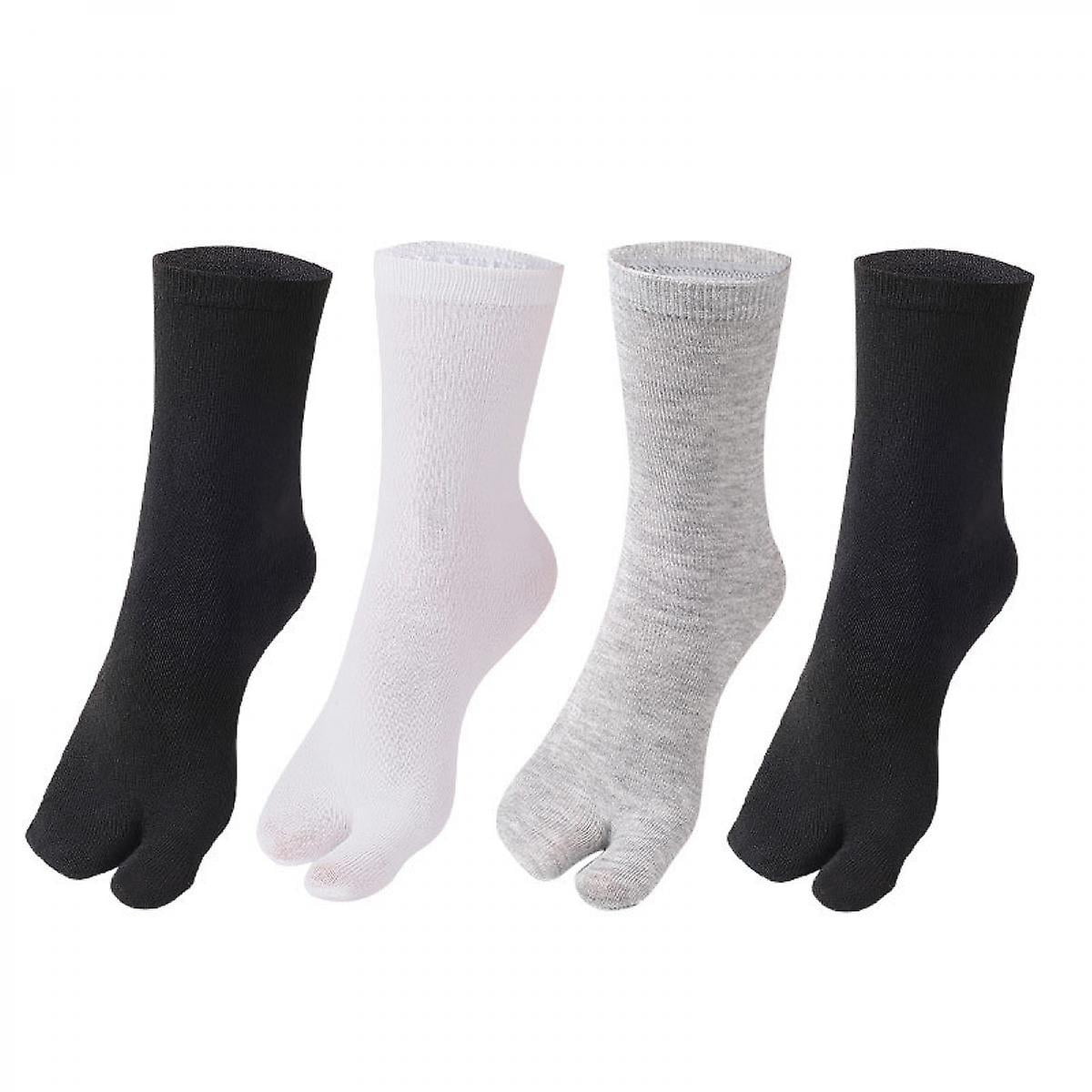 Click here for Unbranded 4 Pairs Tabi Socks Elastic Split Two Toe... prices