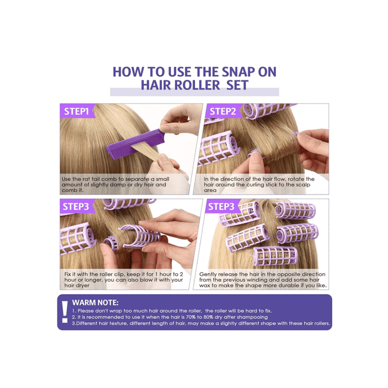 How To Use Plastic Hair Rollers