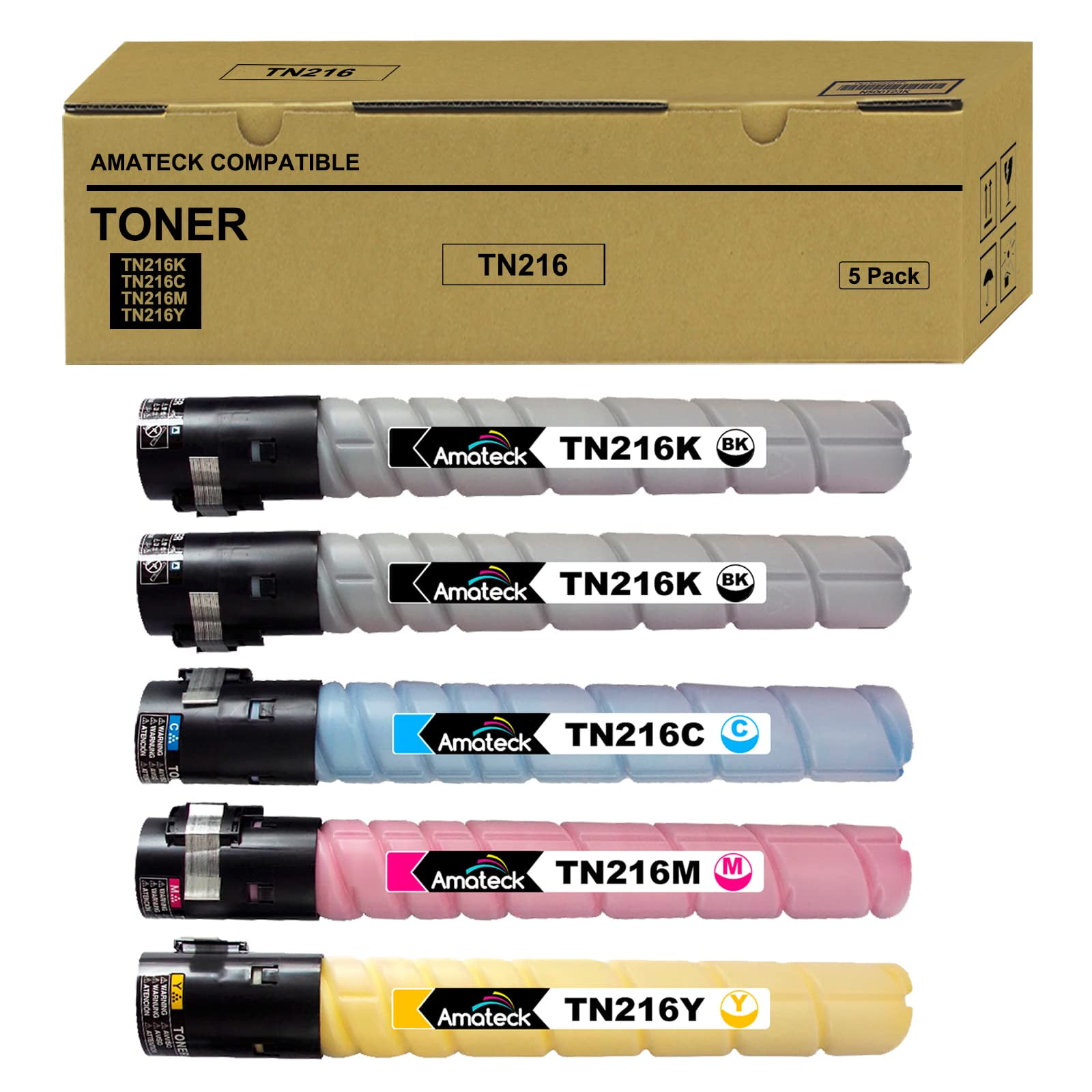 Amateck Compatible Toner Cartridge Replacement for Konica Minolta ...