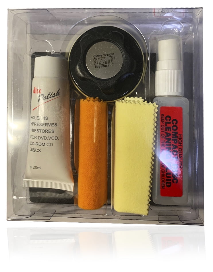 Disc Cleaning & Repair Kit for CD CD-ROM DVD Blu Ray VCD Video Game ...