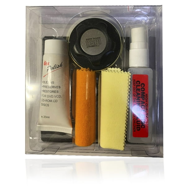 Disc Cleaning & Repair Kit for CD CD-ROM DVD Blu Ray VCD Video Game ...