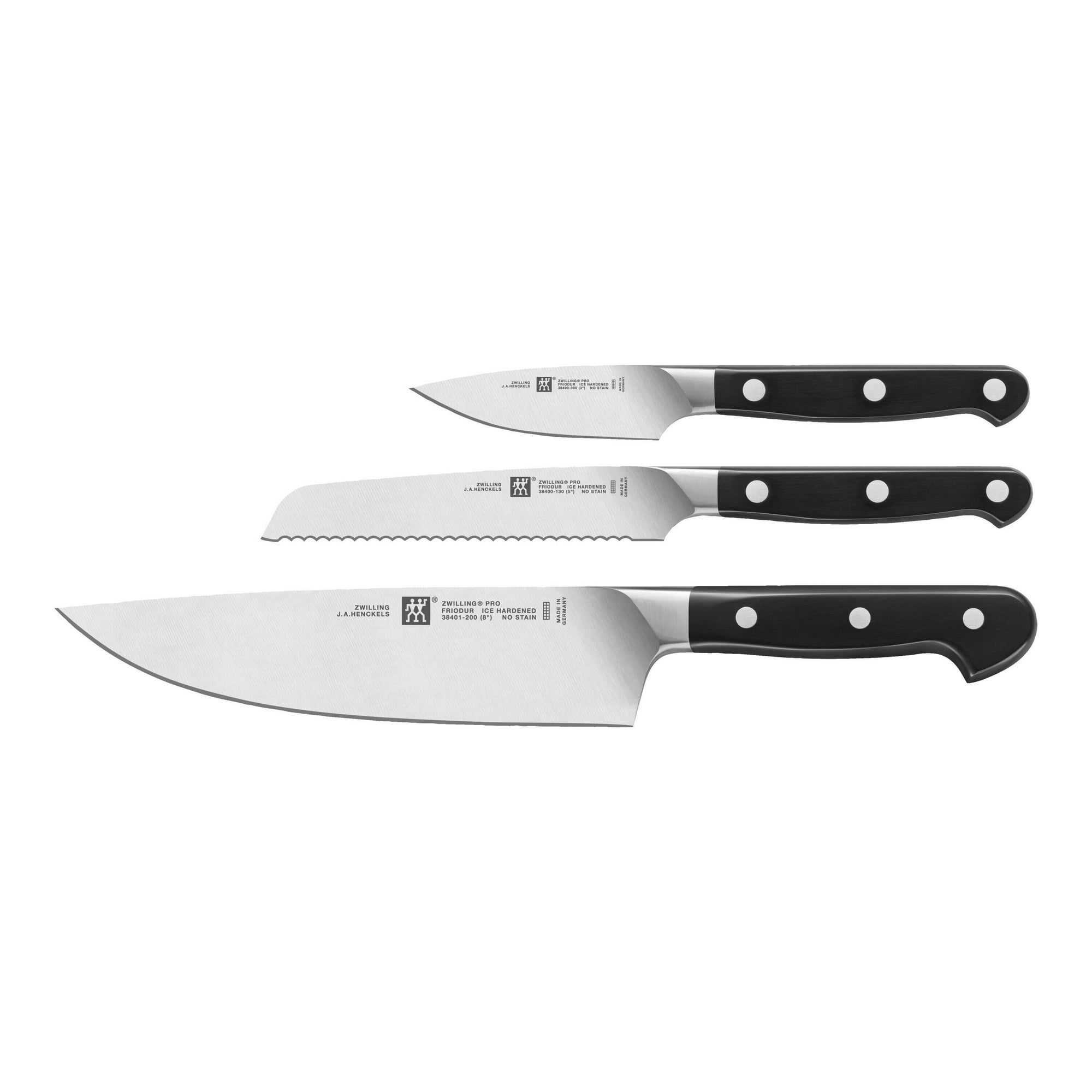 Click here for Zwilling Pro 3 Piece Knife Set prices