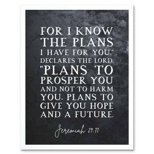 Jeremiah 29:11 I Know The Plans I have For You Plans to Give You Hope ...