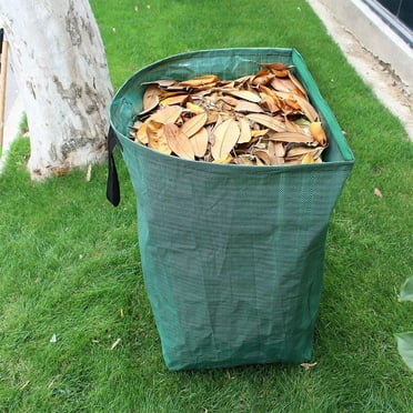 Garden Composting Bag,Reusable Leaf Lawn Bags,Collapsible Yard Waste ...