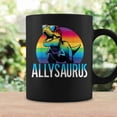 Allysaurus Dinosaur TRex Rainbow Flag LgbtQ Pride Month Coffee Mugs ...