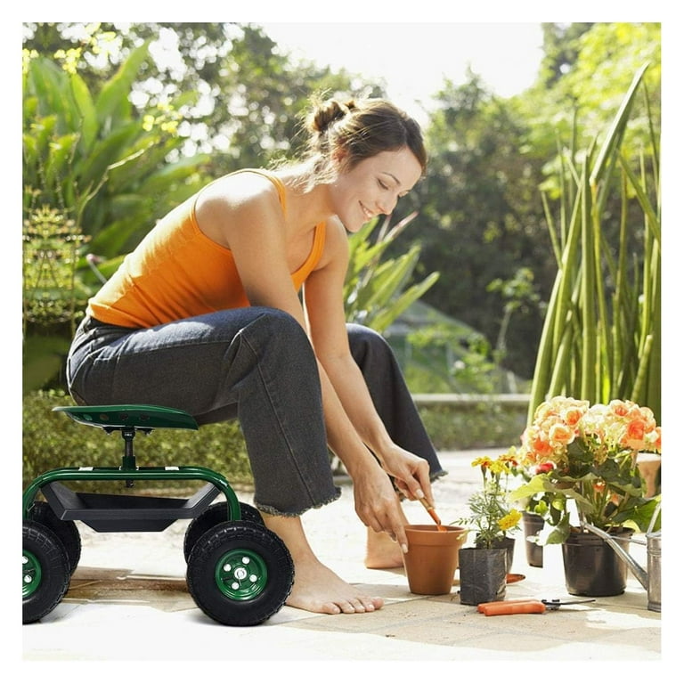 Yard work stool store