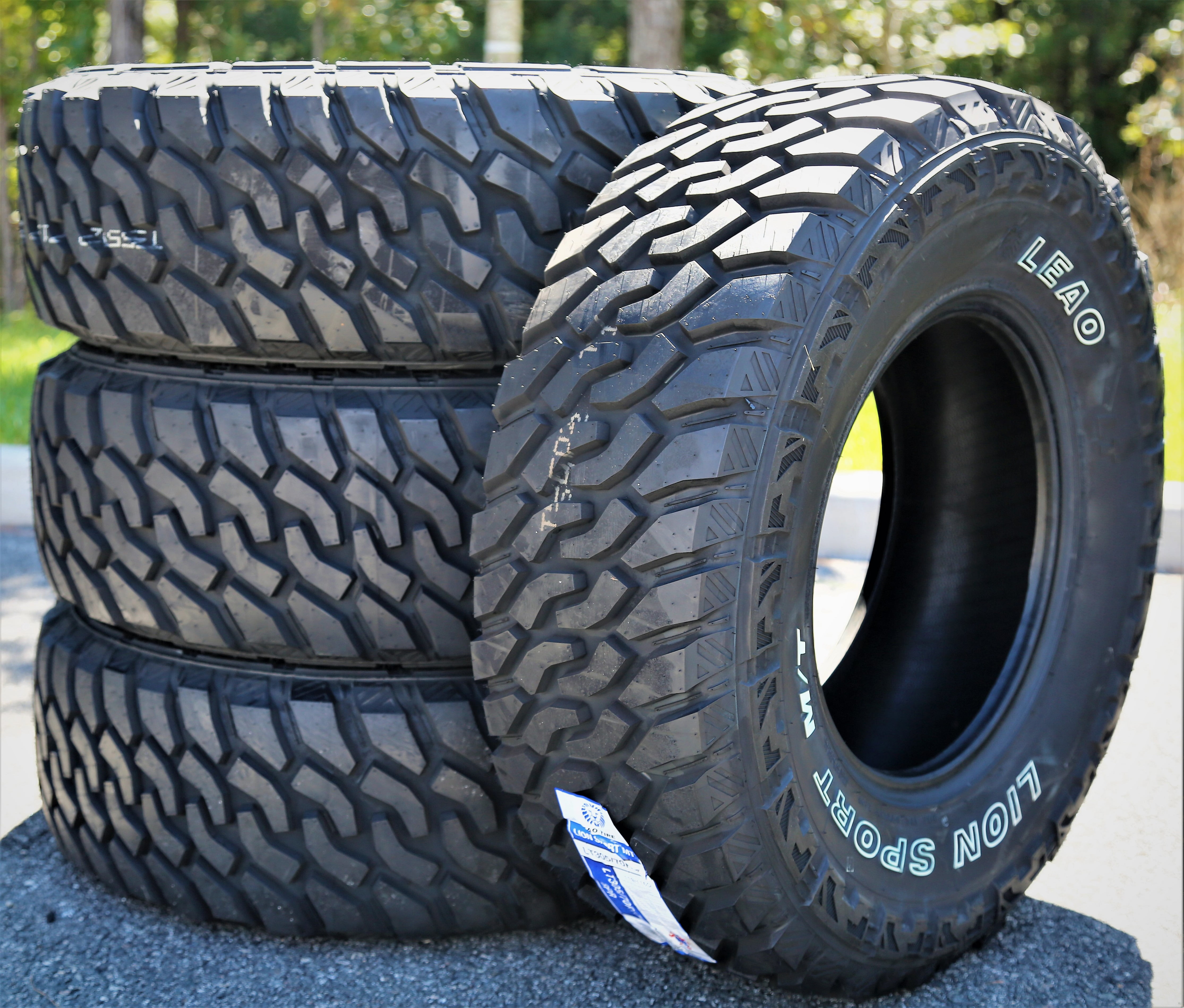 Set of 4 (FOUR) Leao Lion Sport MT LT 35X12.50R17 Load E (10 Ply) M/T ...