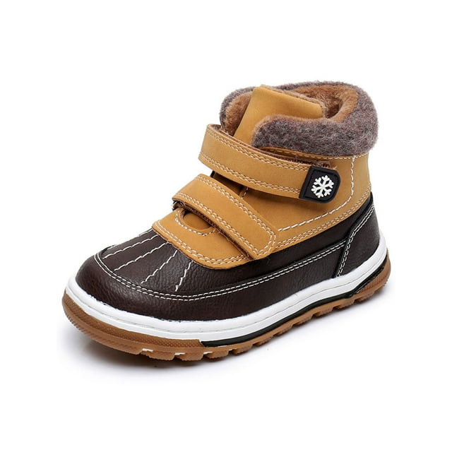 Tenmix Children Casual Snow Boots School Plush Lining Slip Resistant ...
