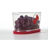 Prepworks Fresh Produce Container, Plastic Berry Keeper, Clear and Red ...