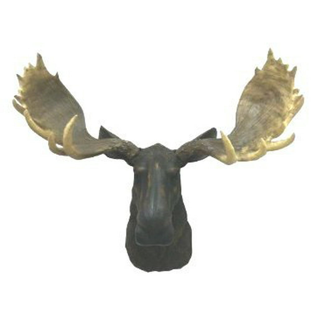 MOOSE HEAD WALL MOUNT DECOR - Walmart.com - Walmart.com