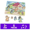 Spin Master Games, Bluey Wooden Sound Puzzle, 5-Piece, for Toddlers 3 ...