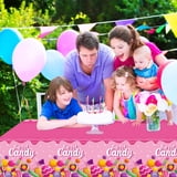 4 Pack Candy Land Tablecloths 86 x 51 Inch Lollipop Plastic Tablecloths ...