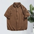 Daiosportswear Button Down Business Casual Shirts for Men Summer Short ...