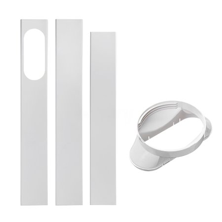 ViiTech Air Conditioner Window Kit Sliding AC Vent Set Adjustable ...