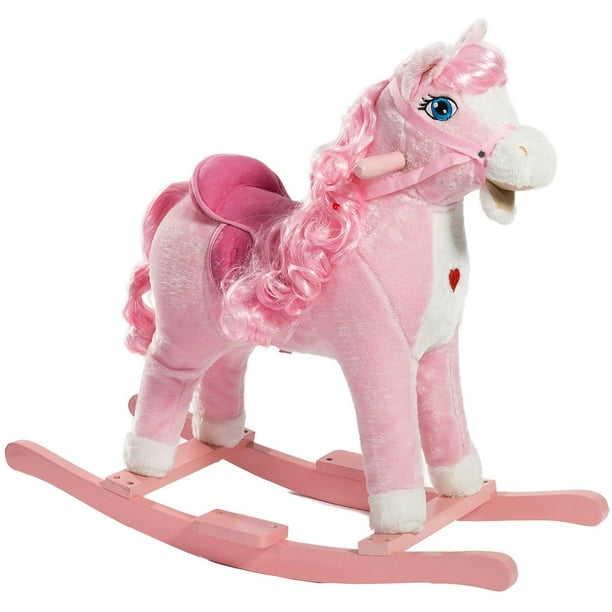 Child Princess Rocking Horse Riding Rocker with Sound Pretend Play ...