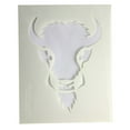 Buffalo/Bison Head Stencils Mylar 2 Pieces of 14 Mil 8" X 10 ...