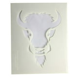 Buffalo/Bison Head Stencils Mylar 2 Pieces of 14 Mil 8" X 10 ...