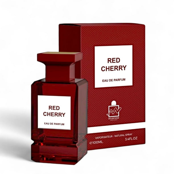 Eau de Parfum para Mujer Red Cherry de Milestone Perfumes, 3,4 oz | Bodega Aurrera en línea