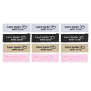 20pcs Handmade with Love Sewing Labels Embroidered Label Tags for Sew ...