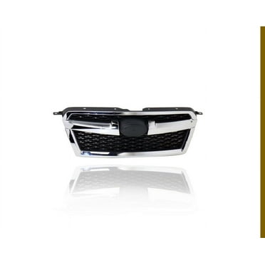 Grille Assembly Compatible With 2003-2005 Subaru Forester Chrome Shell ...