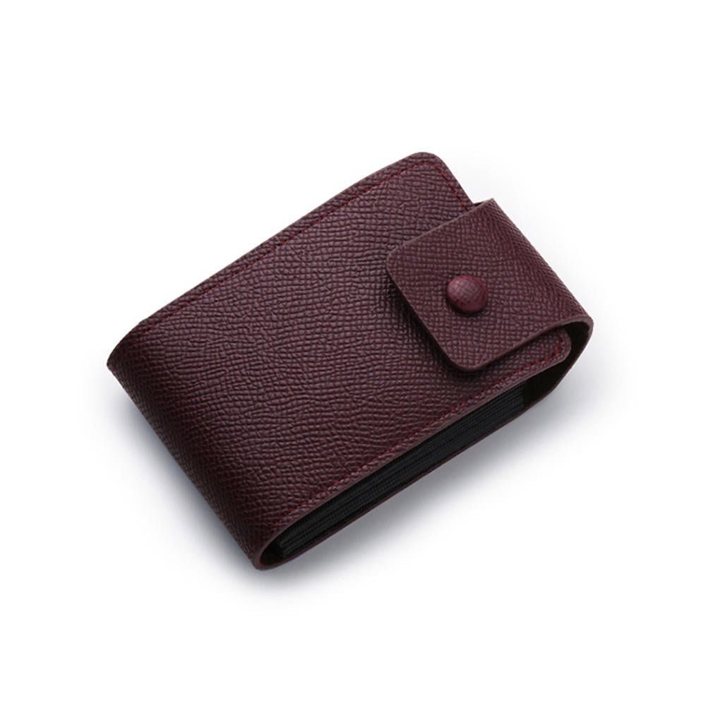YEAHOO Fashion PU Leather Women Men Mini Change Purses Wallets Card ...