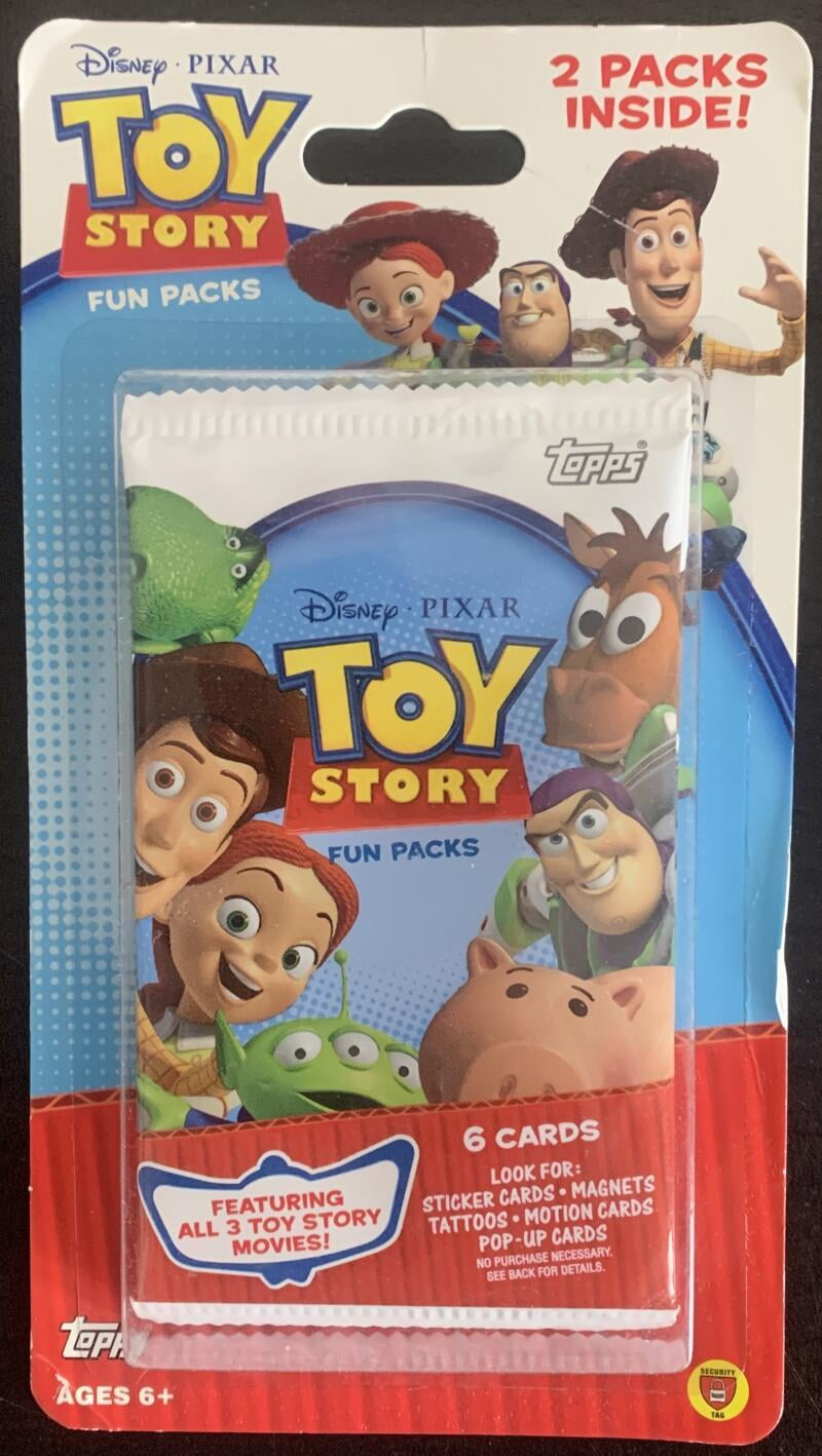 Topps Toy Story Trading Cards 2 Pack Blister Pack - All 3 Toy Story ...