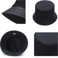 3 count Bucket Hat Foldable Summer Sun Hat Travel Beach Fishing Hat ...