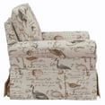 HomeStock Slipcovered Swivel Rocking Chair , Bird Script - Walmart.com
