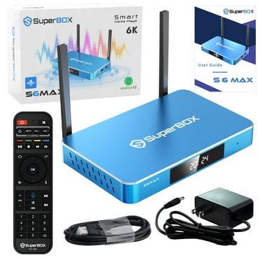 SuperBox S6 Max (2025) Android 12 TV Box - 4GB RAM 64GB Storage | 6K ...