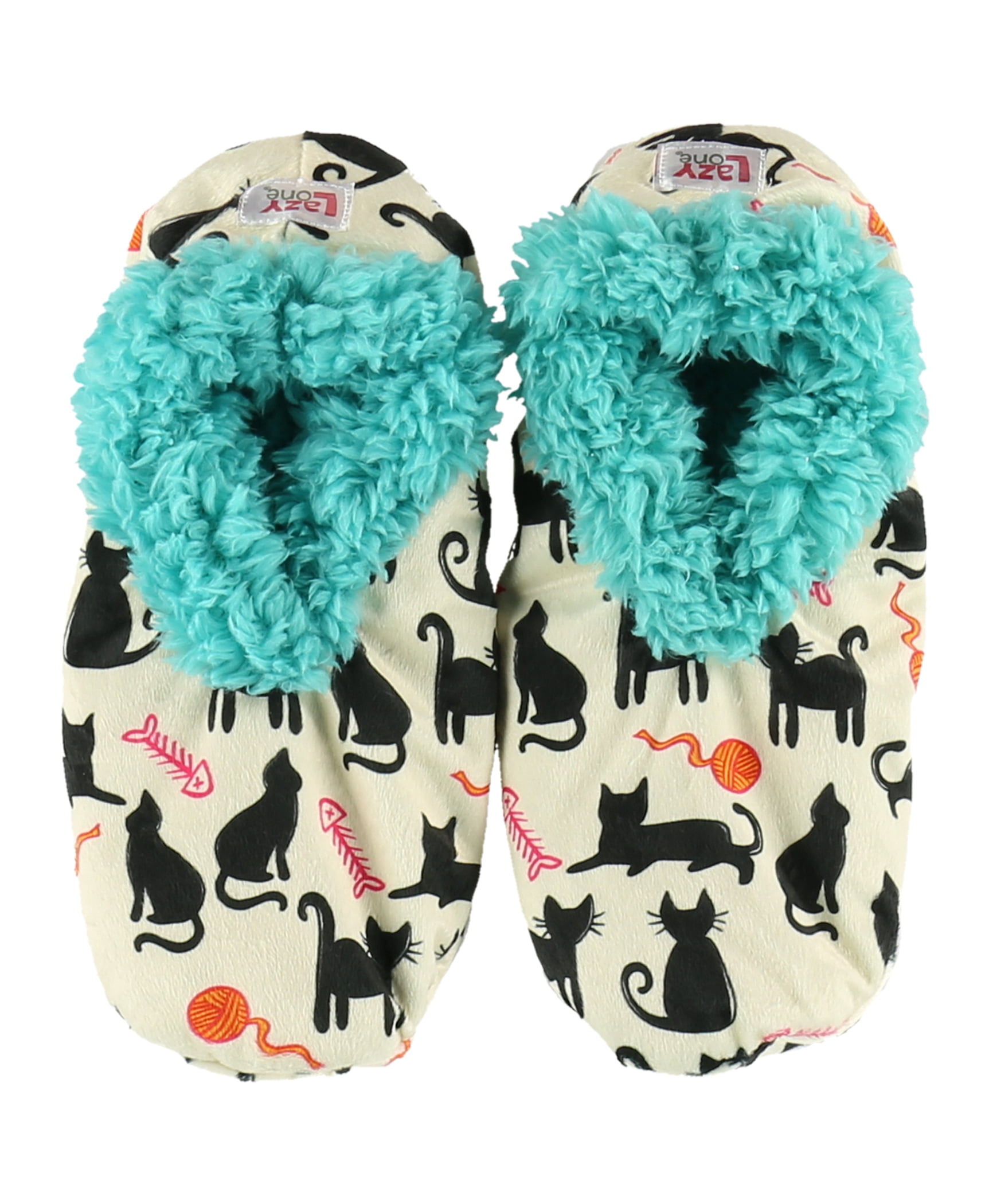 LazyOne Fuzzy Feet Slippers for Women, Cute Fleece-Lined House Slippers ...