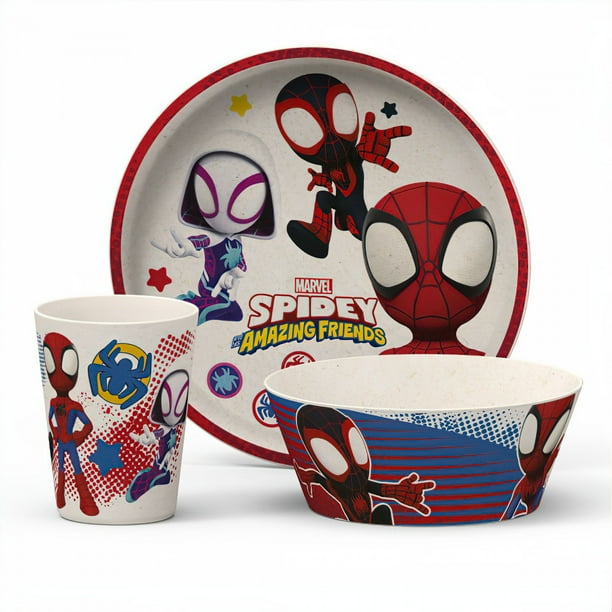 Spider-Man and His Amazing Friends Kids 3-piece Dinnerware Set - Walmart.ca