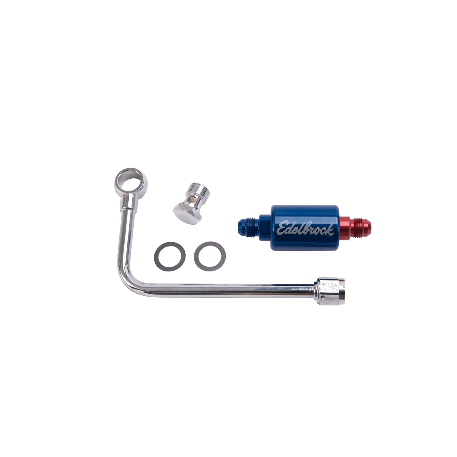 Edelbrock 8134 Single-Feed Fuel Line Kit - Walmart.com
