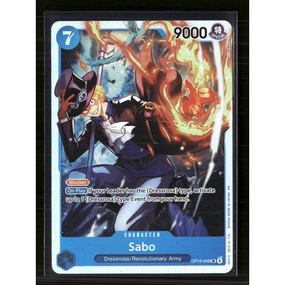 2023 Bandai One Piece Card Game Kingdoms of Intrigue Sabo On Play ...