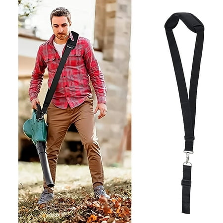 Black Shoulder Strap Weed Wacker Strap Blower Straps with Shoulder Pad ...