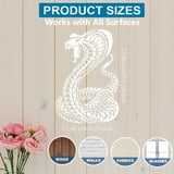 A4 Size Cobra Snake Cold Blooded Animal Template 11.7x8.3inchs Reusable ...