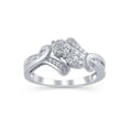 1/6 Carat T.W. Diamond Sterling Silver Promise Ring - Walmart.com